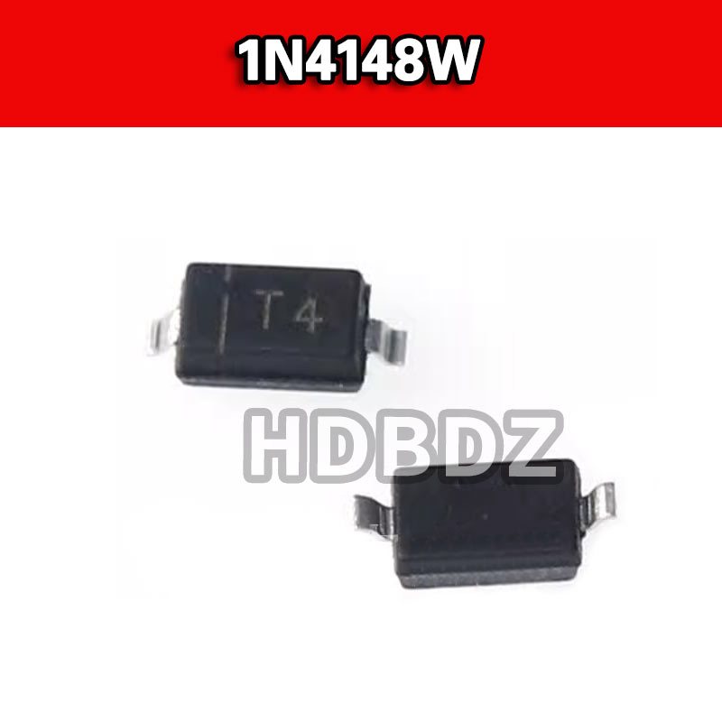 100pcs IN4148 1N4148W T4 SOD123 1206 สวิทช์ระดับเสียงไดโอด IC SMD | Shopee Thailand