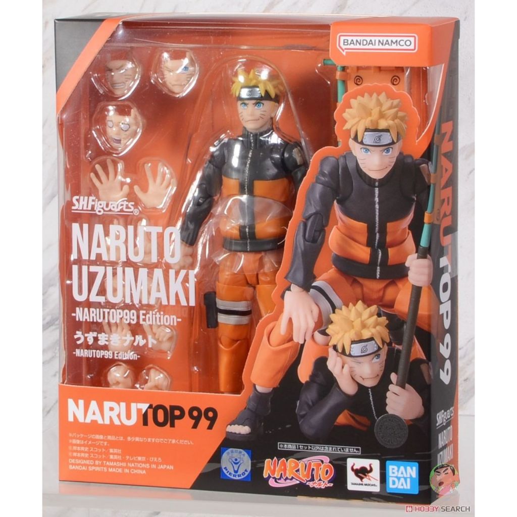 Bandai S.H.Figuarts Naruto Uzumaki -NARUTOP99 Edition Action Figure ...