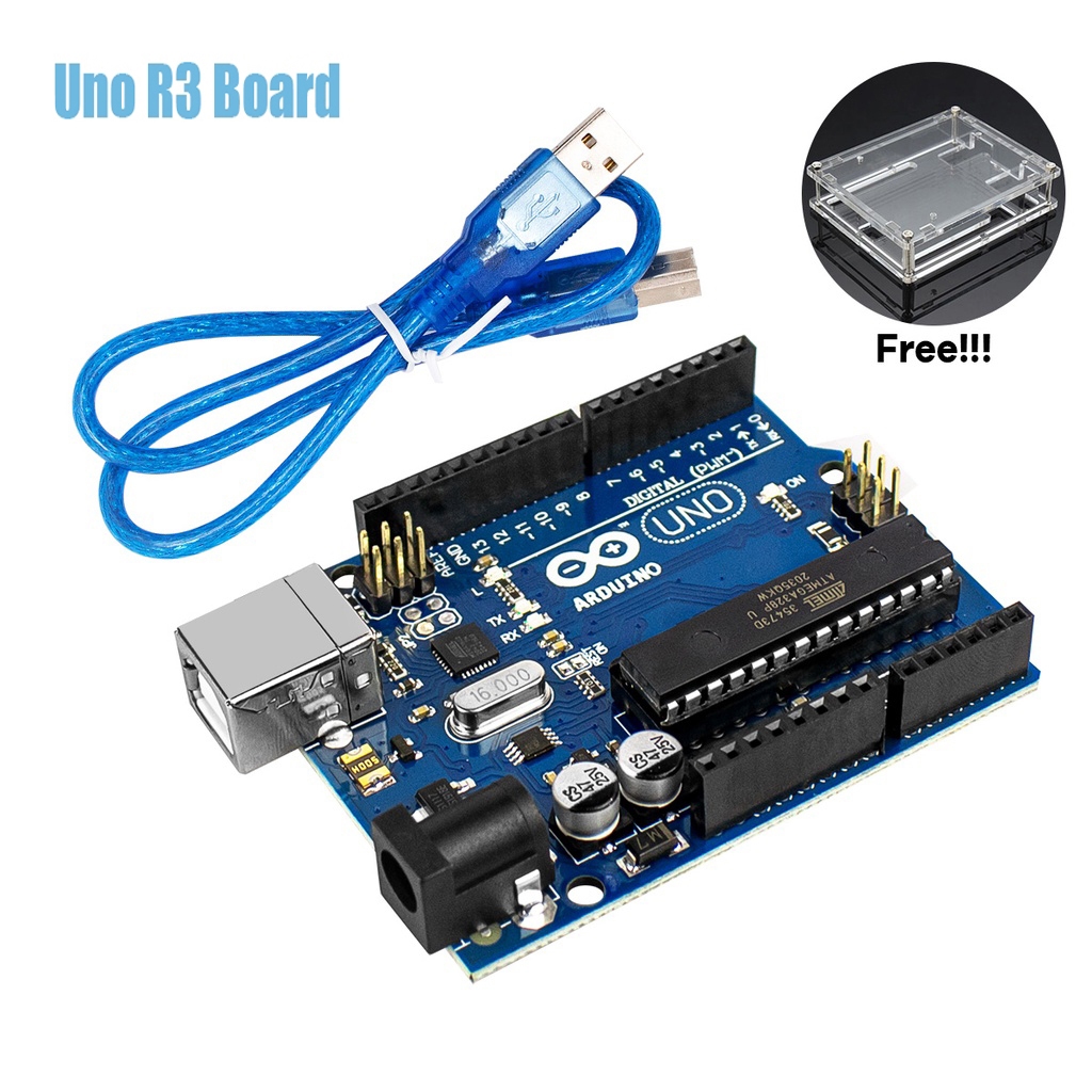 KLYSTR Arduino Uno R3 Board Atmega328/Ch340g พร้อมสาย USB สําหรับ Arduino | Shopee Thailand