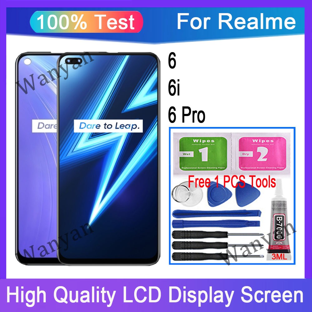 จอแสดงผล LCD Realme 6 6i 6 Pro ดั้งเดิมเปลี่ยนหน้าจอสัมผัส | Shopee ...