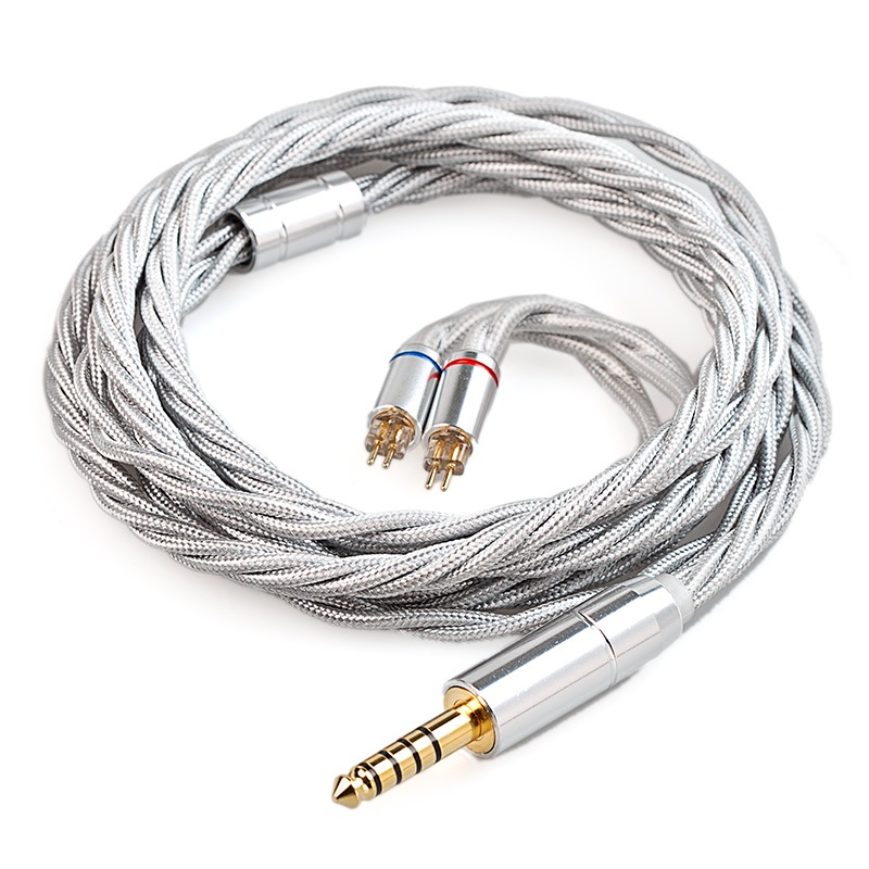 Kbear ST20 5N OCC Sliver-Plated Wire สายหูฟัง 3.5/4.4 มม. 2PIN/MMCX ...