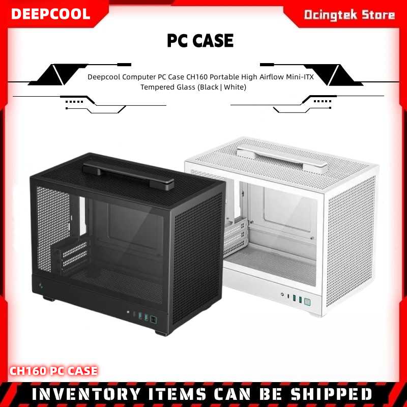 Deepcool CH160 MINI-ITX เคสพีซี แบบมือถือ | Shopee Thailand