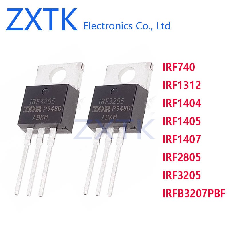 5 ชิ้น Mosfet IRF740 IRF1312 IRF1404 IRF1405 IRF1407 IRF2805 IRF3205 ...