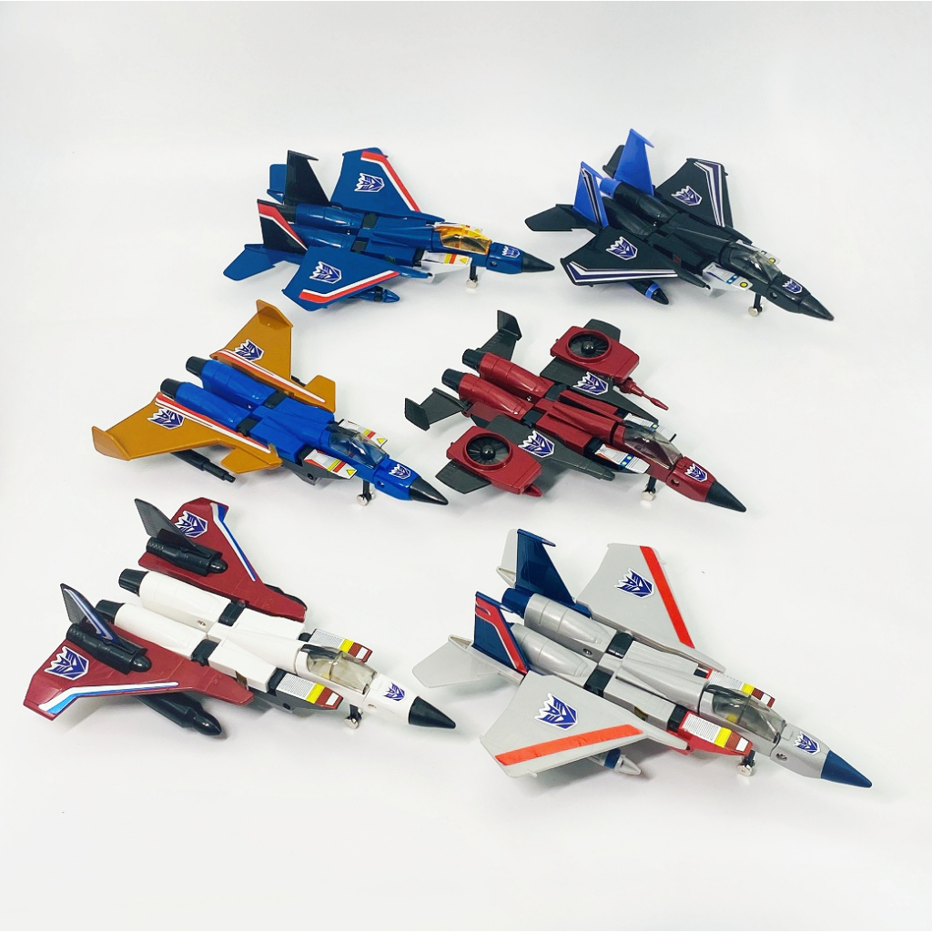 Transformers G1 Deceptions Seekers Starscream, Skywarp , Thundercracker ...