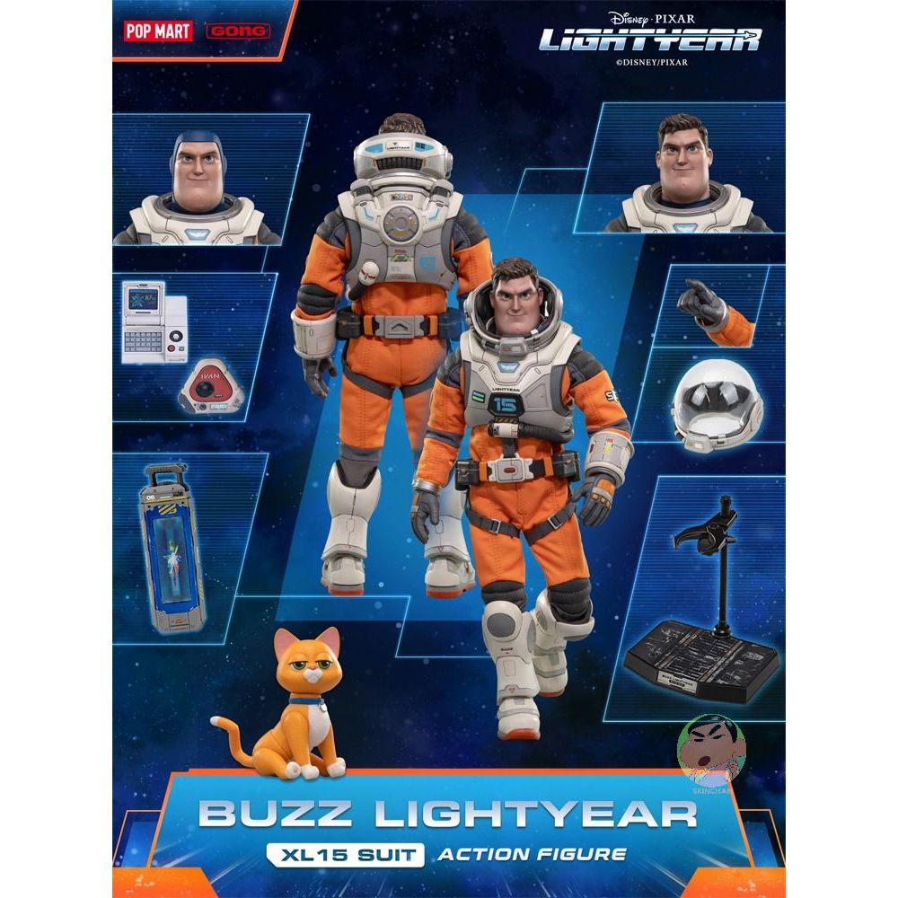 POP MART & Gong Studio Lightyear XL-15 Suit Buzz Lightyear Action Figure | Shopee Thailand