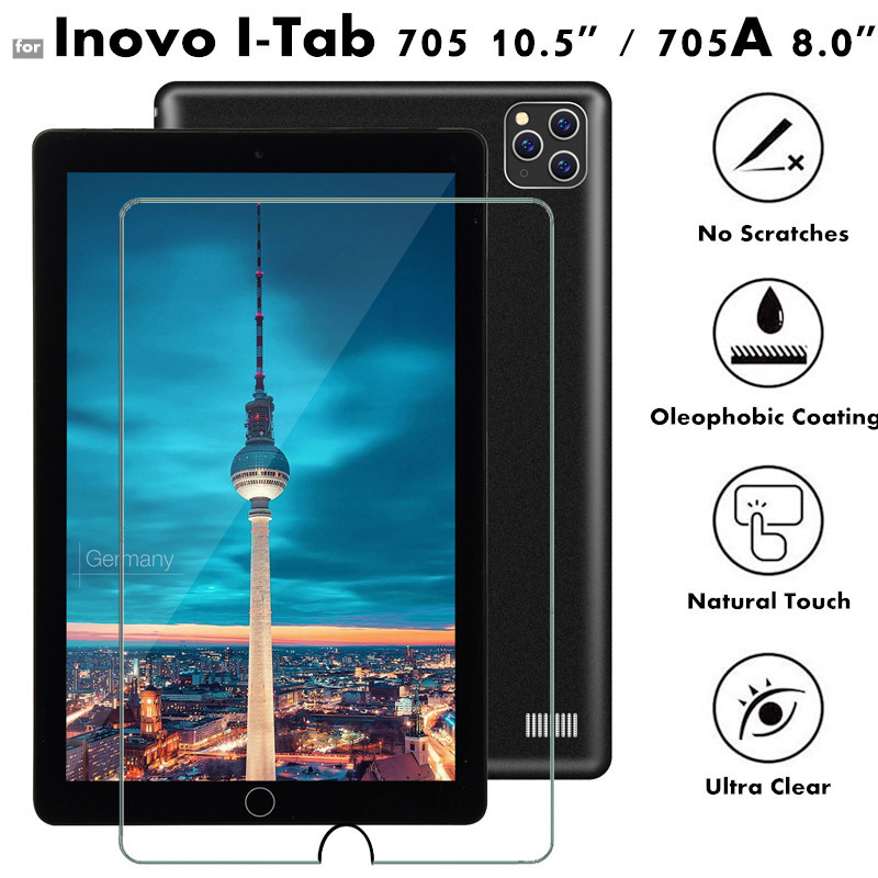 for Inovo I-Tab 705 10.5 inch Tablet Tempered Glass Scratch Resistant ...