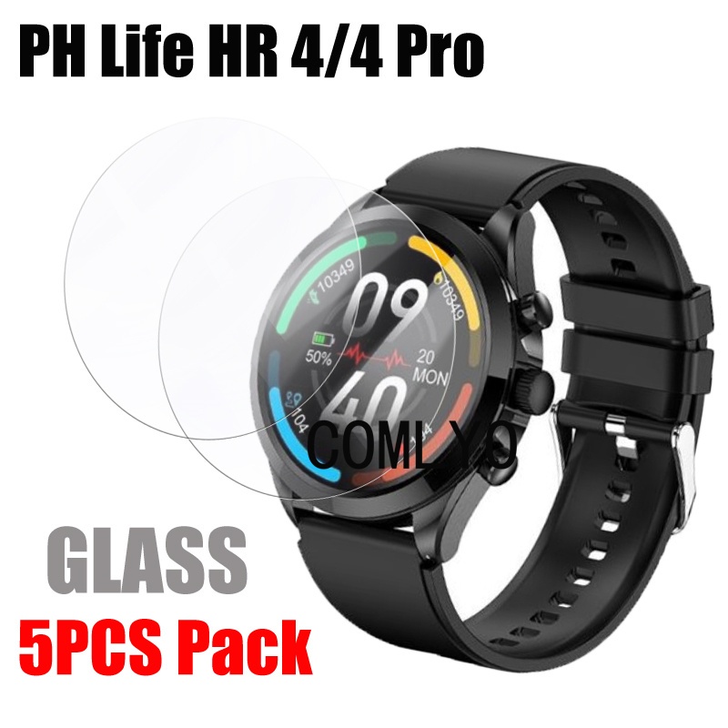 สําหรับ PH Life HR 4 pro สมาร์ทวอทช์กระจกนิรภัยป้องกันหน้าจอ 9H 2.5D ...