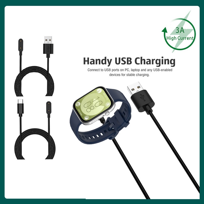 ประเภท C / USB Dock Charger ข้อมูลสําหรับ Huawei Watch Fit ใหม่ 2 3 ...