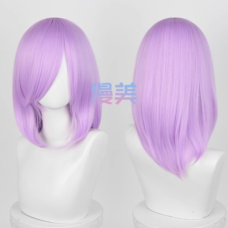 【Manmei】Girls Long Bangs Cosplay Wig 40cm Long Universal Heat Resistant ...