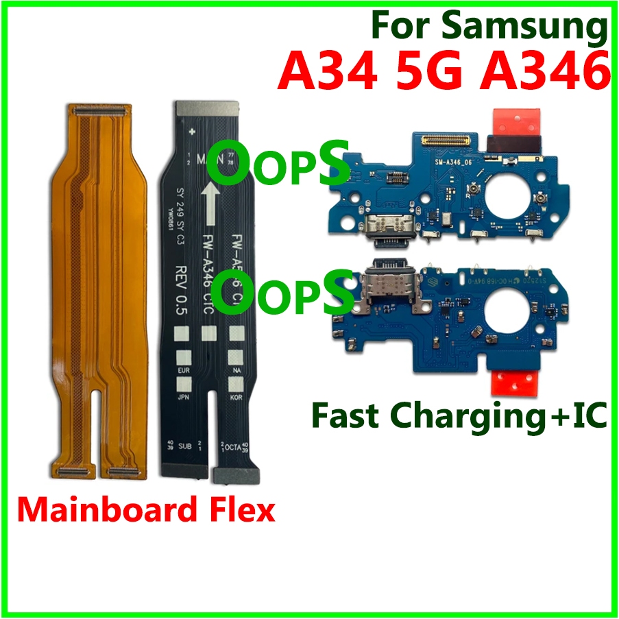 สําหรับ Samsung Galaxy A34 5G A346 เครื่องชาร์จโทรศัพท์ Fast Charging ...