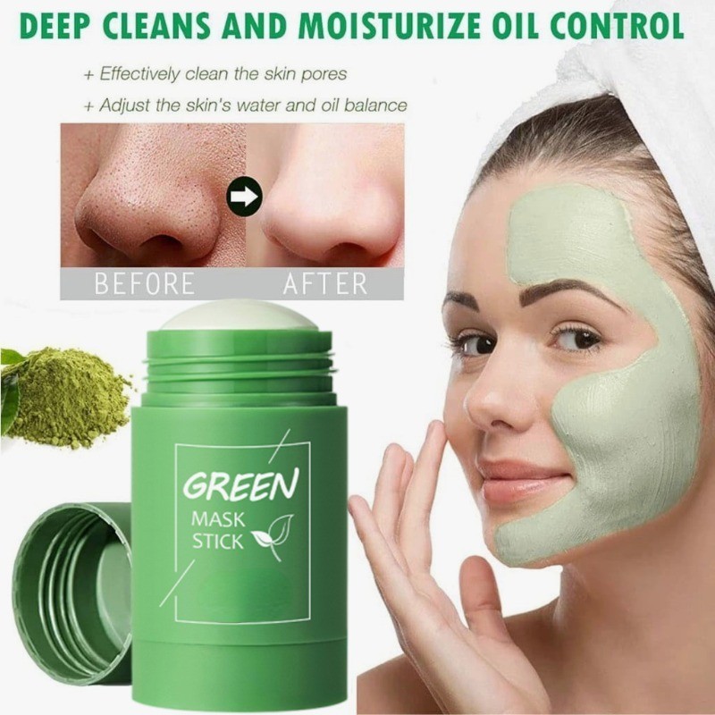 Green Tea Solid Cleansing Mask ปัดเป ่ าสิว Blemish Mark ลบสิวหัวดําสิว ...