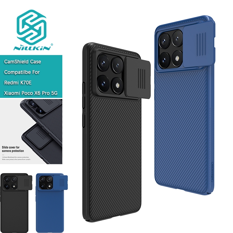 Nillkin สําหรับ Xiaomi Poco M6/X6 Pro/Redmi 13 4G/12/K70E/Note 13 5G/Note 13R/12R Camshield ...