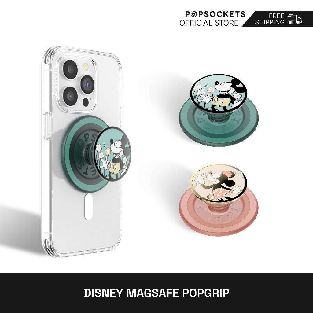 Popsockets Disney PopGrip สําหรับ MagSafe | ด้ามจับโทรศัพท์ระดับพรีเมีย ...