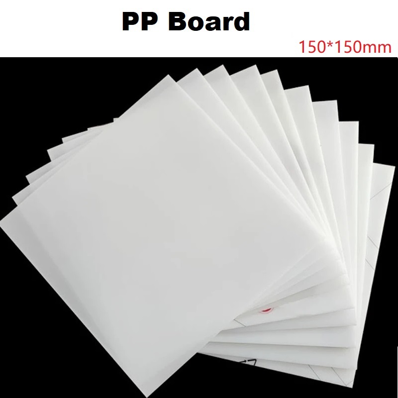 150*150mm PP Board Polypropylene Plastic Non Toxic Chopping Board DIY Fish Tank Plank Press ...
