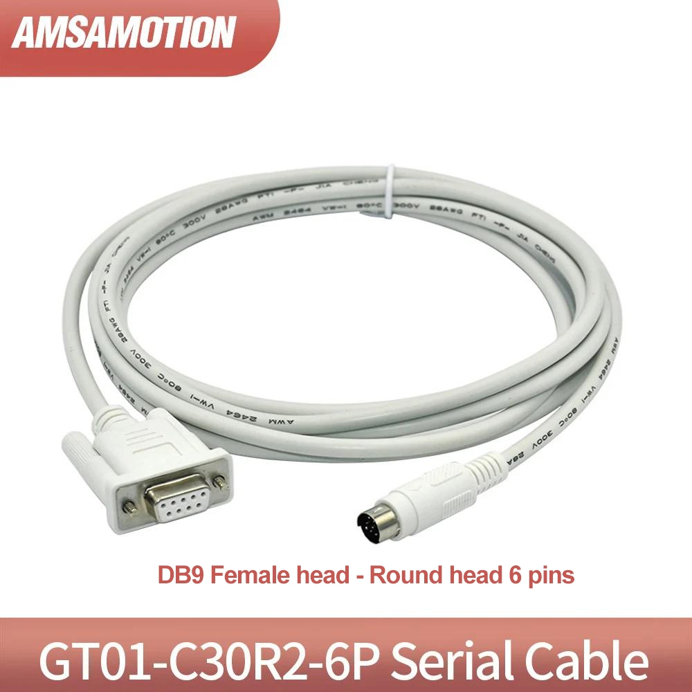 Gt01-c30r2-6p สายเคเบิลโปรแกรมมิ่ง Mitsubishi GT11 GT15 Series HMI ...
