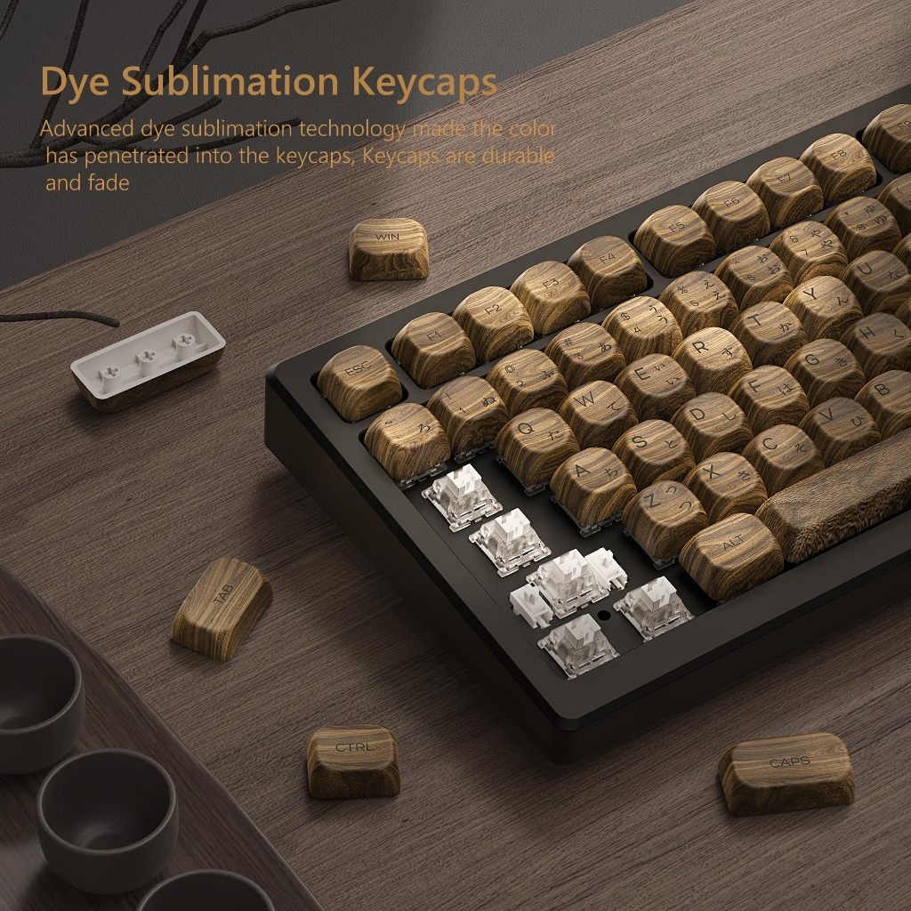 134 คีย์ Retro MOA Keycaps Dye-Sublimation ญี่ปุ่น Custom คีย์บอร์ด ...