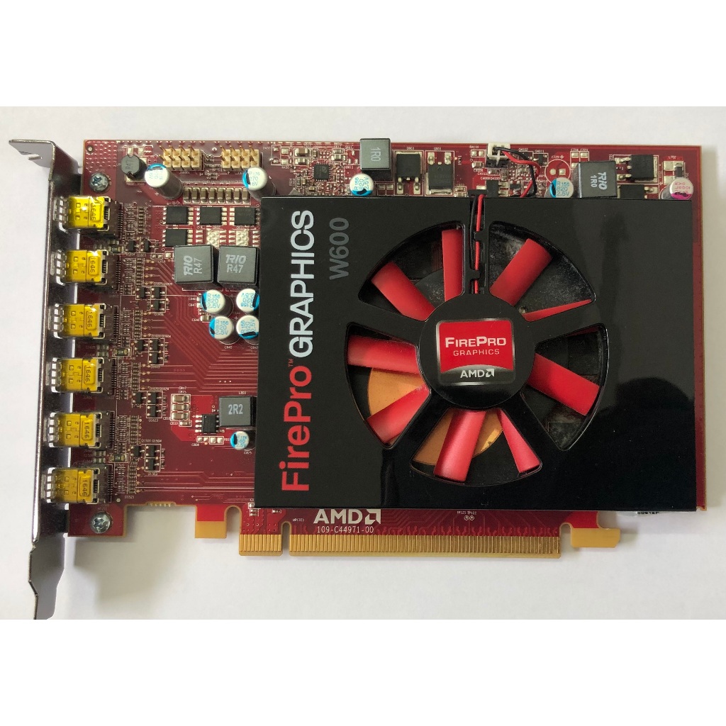Amd FirePro W600 2GB 128 บิต GDDR5 การ์ดหกมินิ DisplayPort เอาต์พุต ...