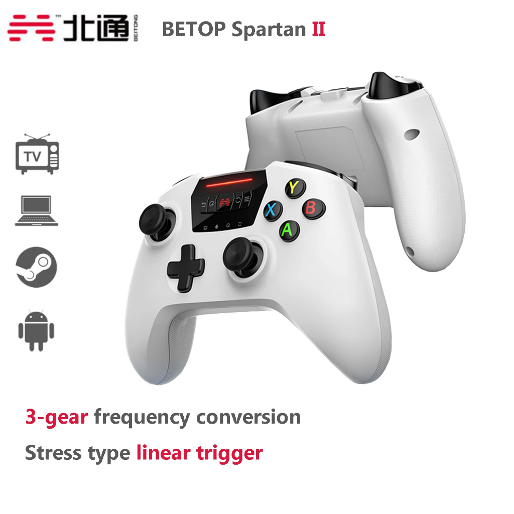 Original Betop Gamepad Spartan 2จอยควบคุมเกม USB 2.4G Wireless Gamepad ...