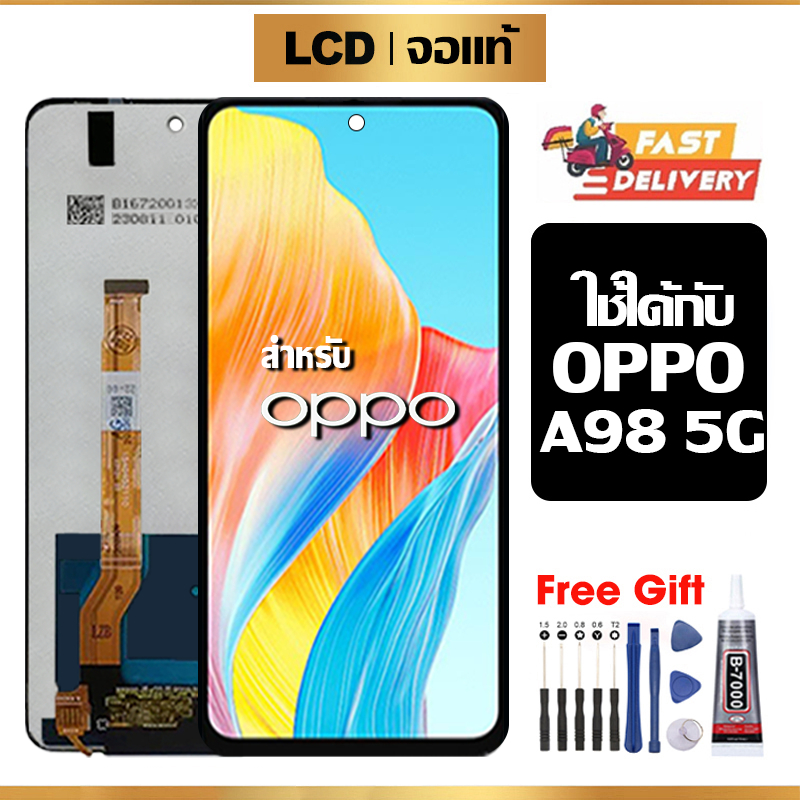 หน้าจอ LCD oppo A98 5G แท้ สำหรับ ออปโป้ a98 5g/CPH2529 จอ อะไหล่มือถือ ...