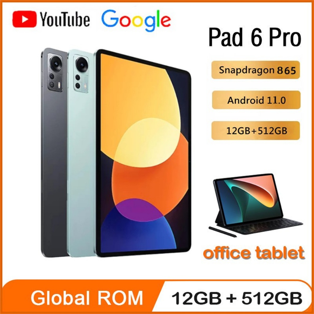 แท็บเล็ต Global Version Pad 6 Pro Snapdragon 888 Android 13 16GB RAM ...