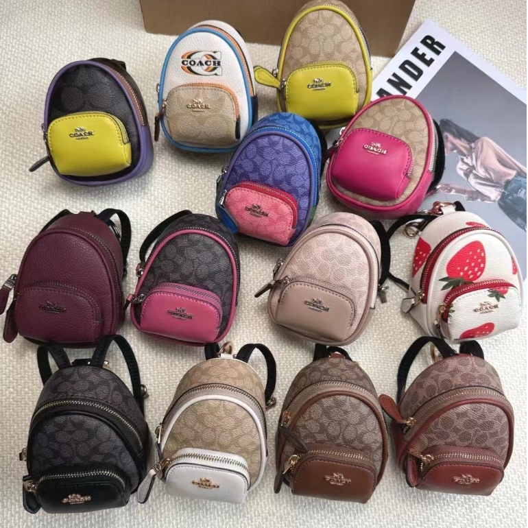 แท้💯%🔥COACH CC315 C7803 ผู้หญิงกระเป๋าแขวนจี้กระเป๋าเป้สะพายหลังขนาด ...