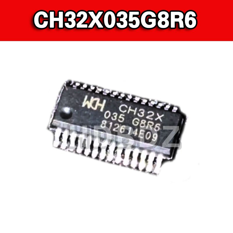 5pcs CH32X035G8R6 QSOP28 Microprocessor ชิป IC SMD MCU CH32X035 ...