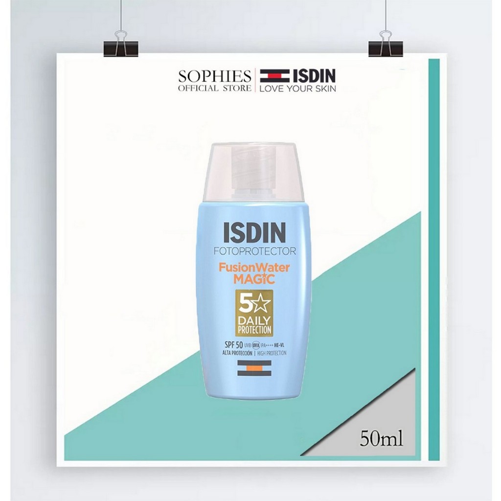 Isdin Fusion Water Magic SPF 50 sunscreen 50 ml ครีมกันแดด | Shopee ...