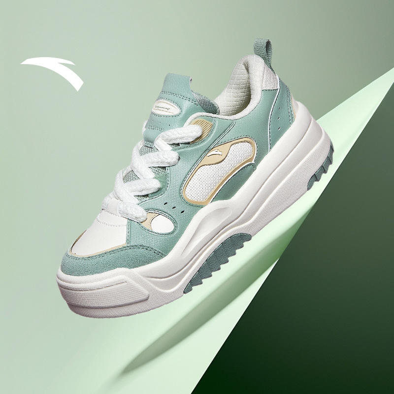 Anta Women Pop Skate Shoes รองเท้าผ้าใบ 9224C8002 | Shopee Thailand
