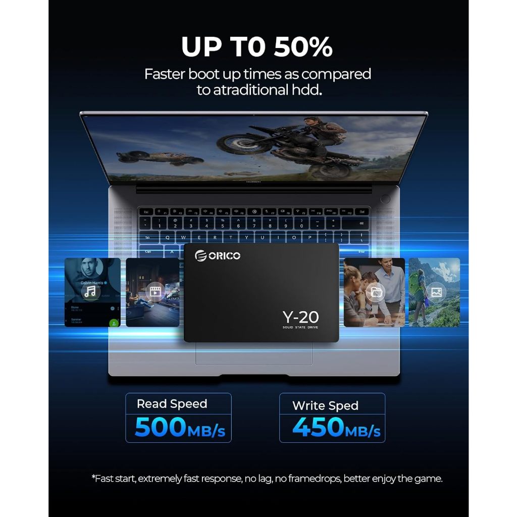 Orico SSD 2.5 SATA3.0 128GB 256GB 512GB Solid State Hard Drive สําหรับ ...