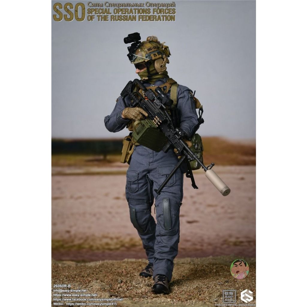 Easy&simple 1/6 26060R-B Russian Special Operations Forces (SSO) Action ...