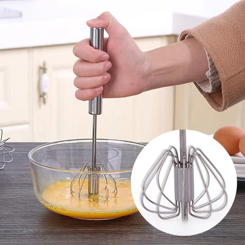 หมุน Eggbeater Baking Stirrer อุปกรณ์ครัว | Shopee Thailand