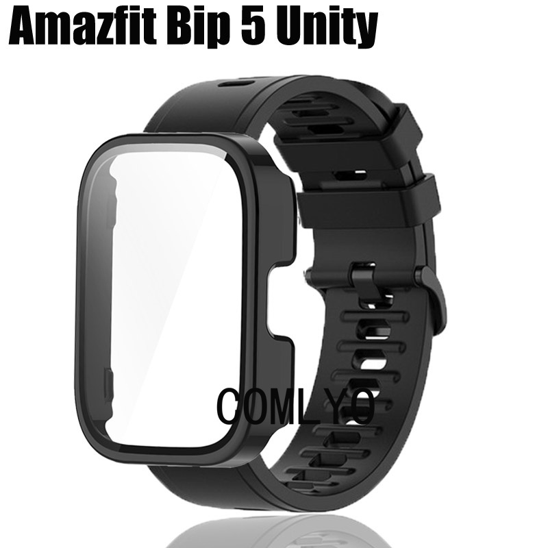 สําหรับ Amazfit Bip 5 Unity กรณีสมาร์ทนาฬิกากระจกป้องกันหน้าจอป้องกัน ...