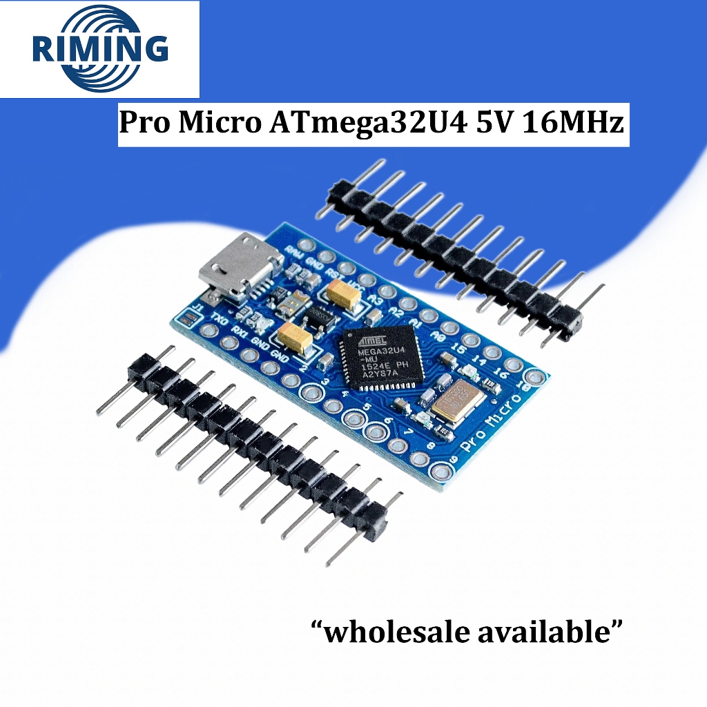 ใหม่ Pro Micro สําหรับ arduino ATmega32U4 5V/16MHz โมดูล 2 แถว pin ...