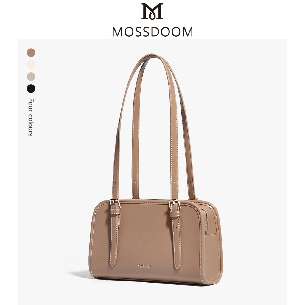 MOSSDOOM Renee Bag กระเป๋าสะพายไหล่แฟชั่นยอดนิยม สไตล์เรียบหรู | Shopee ...