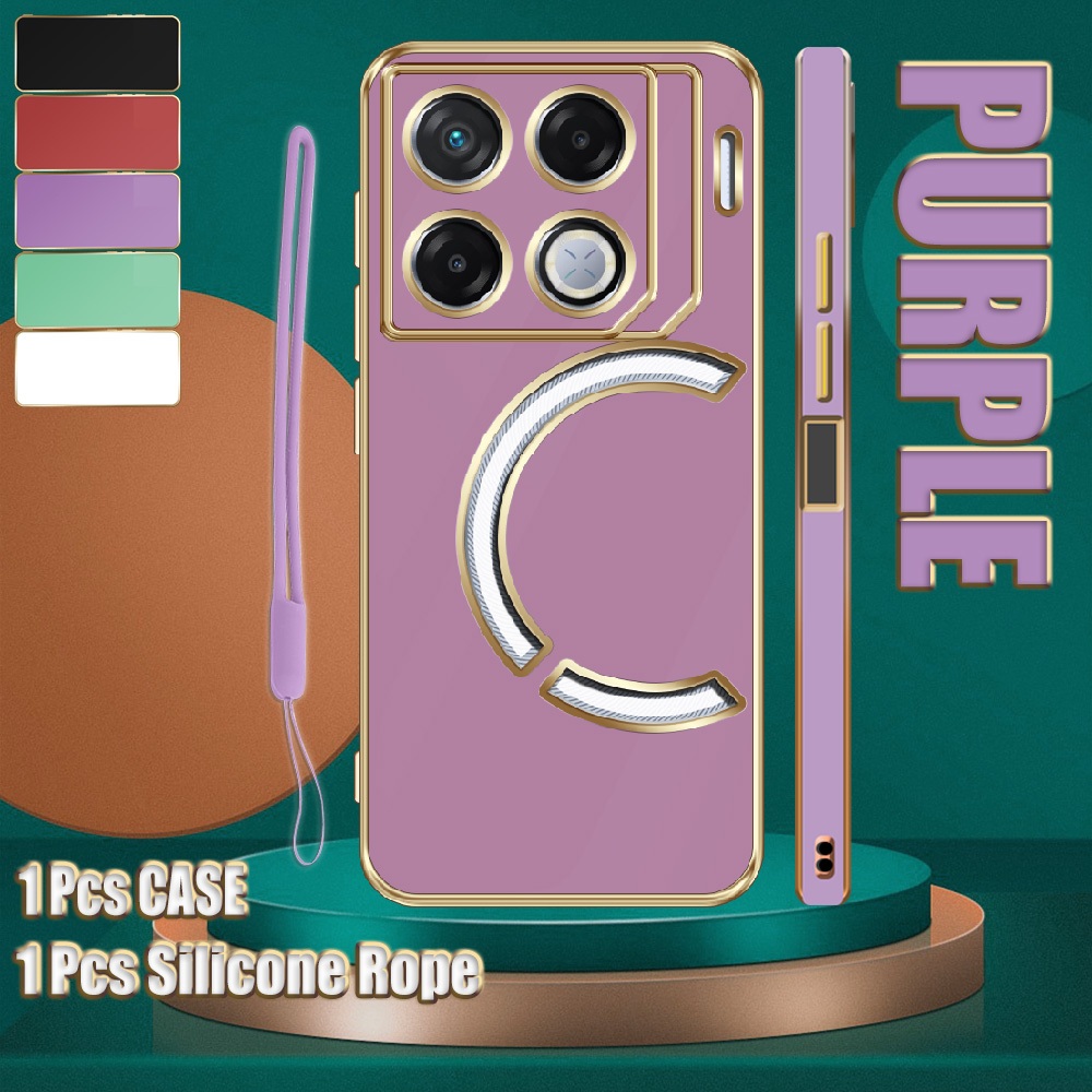 สําหรับ Infinix GT 20 Pro/X6871 เคสซิลิโคนอ่อนนุ่ม Electroplated พร้อม ...