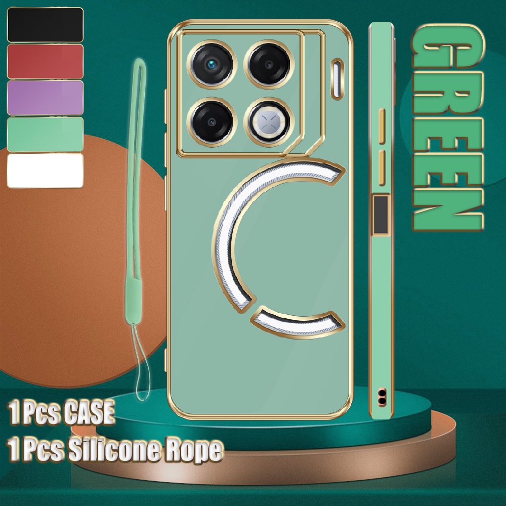 สําหรับ Infinix GT 20 Pro/X6871 เคสซิลิโคนอ่อนนุ่ม Electroplated พร้อม ...