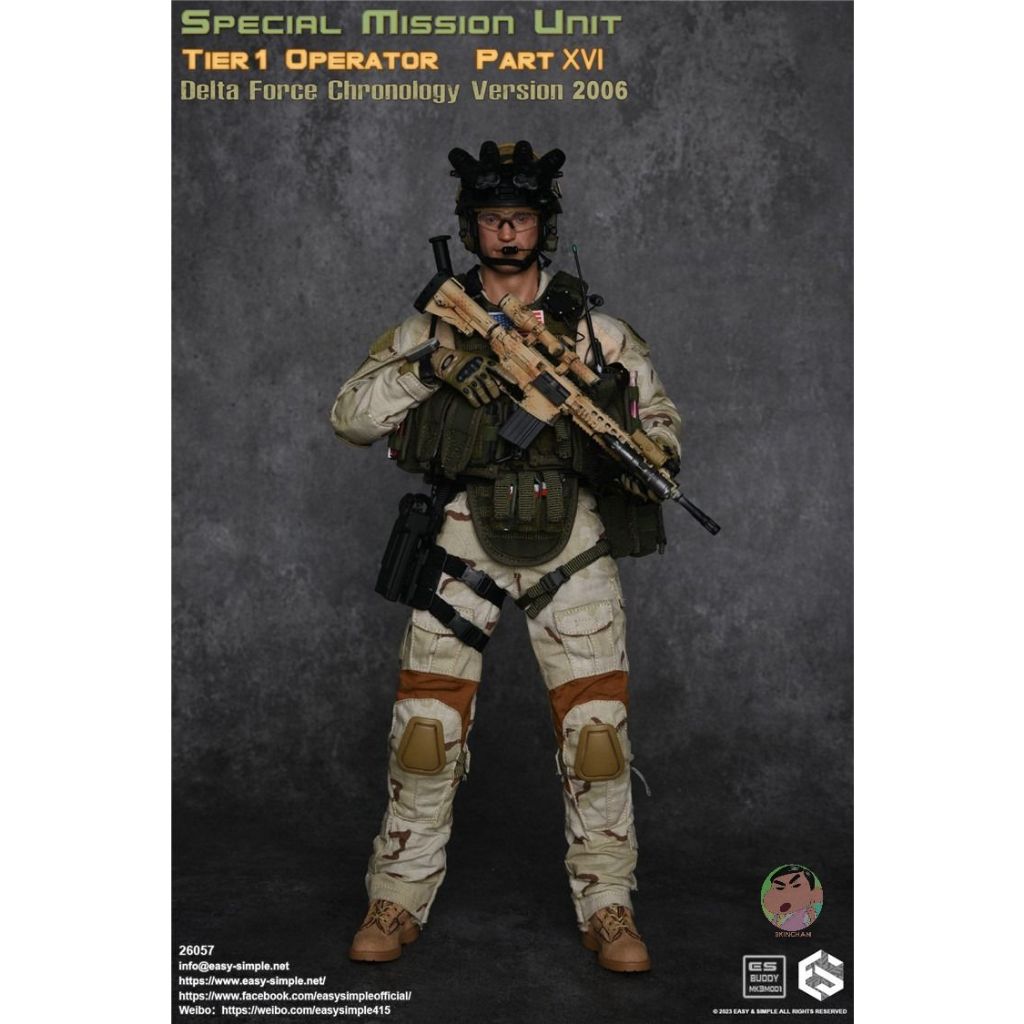 Easy & Simple 1/6 26057 SMU Tier1 Operator Part XVI Delta Force ...