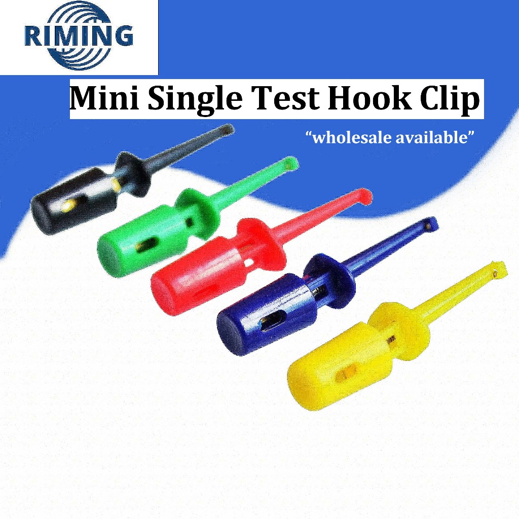 10 ชิ้น Mini Single Test Hook คลิป Test Probe สําหรับการทดสอบ ...