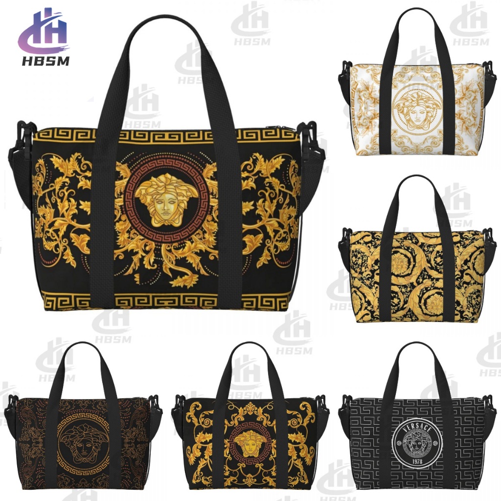 กระเป๋าเดินทาง Versac ความจุขนาดใหญ่ กระเป๋าถือกันน้ำแบบพกพา | Shopee ...