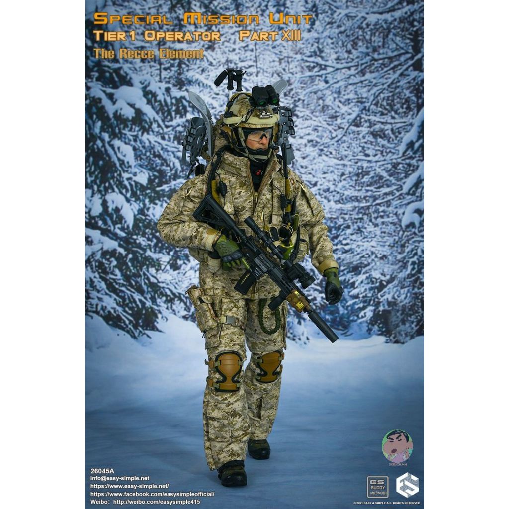 Easy & Simple 1/6 26045A SMU Tier1 Operator Prt XIII The Recce Element ...