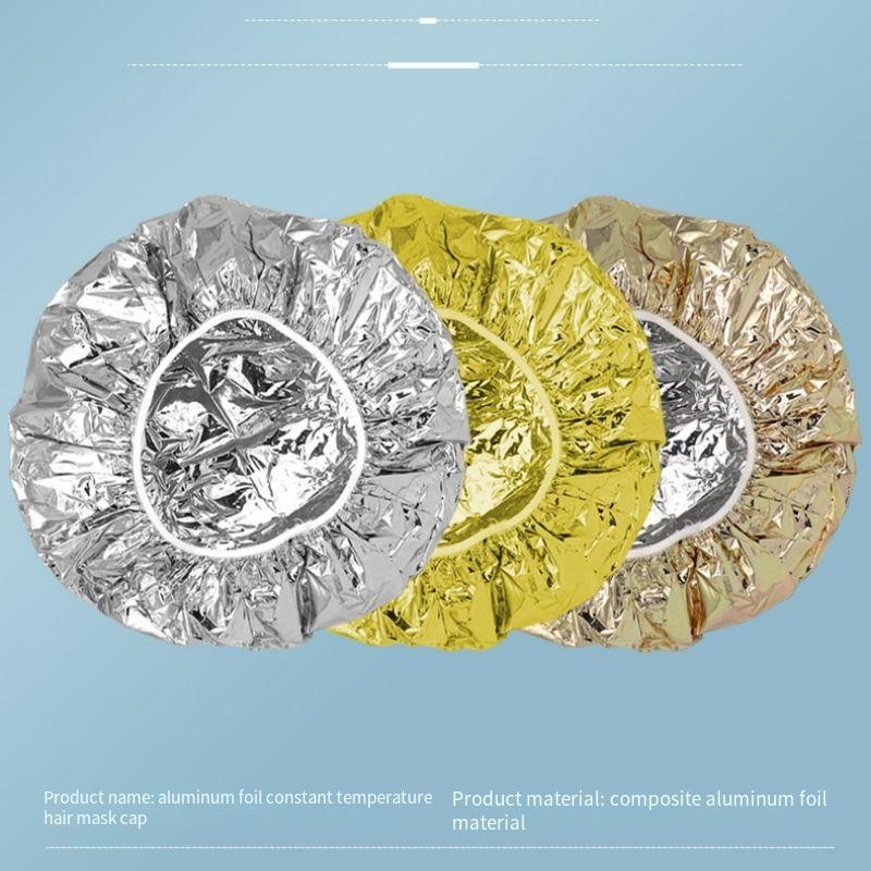 อลูมิเนียมฟอยล์แบบใช้แล้วทิ้ง Tinfoil Hair Mask Cap Hair Care Hair Care ...