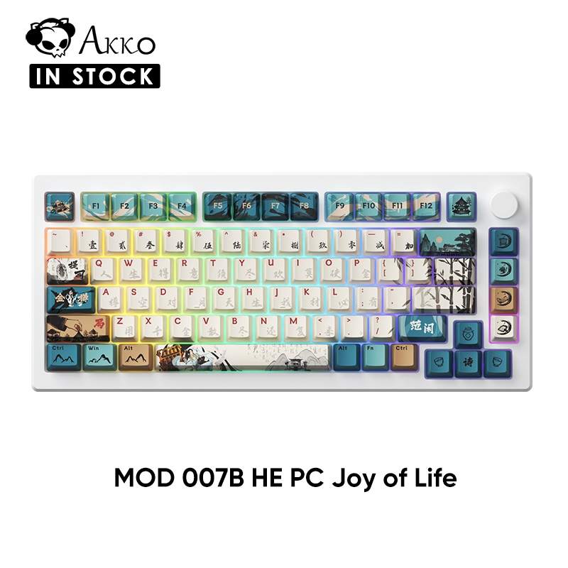 รุ่นจํากัดAkko Mod 007B HE PC Joy of Life สวิตช์แม่เหล็ก คีย์บอร์ด RGB ...