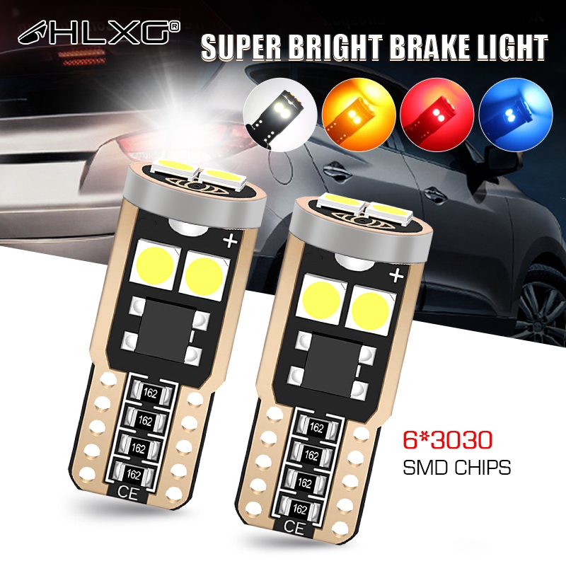 2pcs T10 รถ ligh หลอดไฟ LED W5W รถ LED 194 168 W5W CANBUS ภายใน 194 501 6SMD 3030 Dashboard ไฟ ...