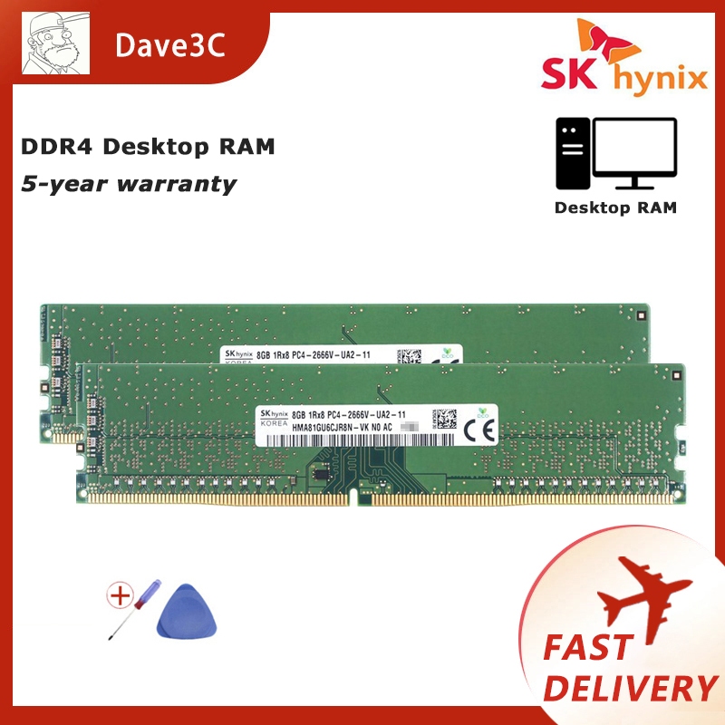 Hynix ddr4 หน่วยความจําเดสก์ท็อป 4g 8g 3200mhz 2666mhz 2400mhz 2133mhz ...
