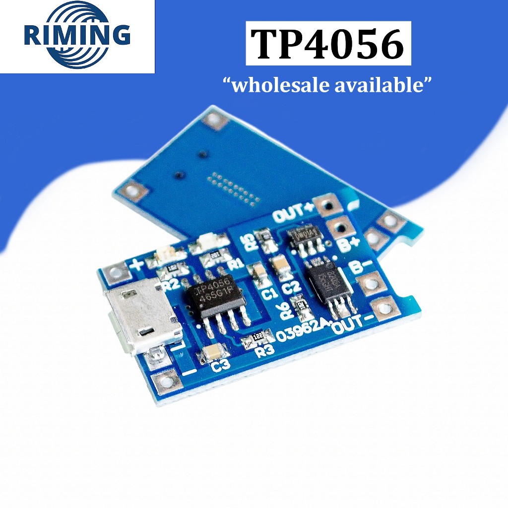 Tp4056 TC4056 Micro USB 5V 1A 18650 แบตเตอรี่ลิเธียมโมดูลชาร์จบอร์ด ...