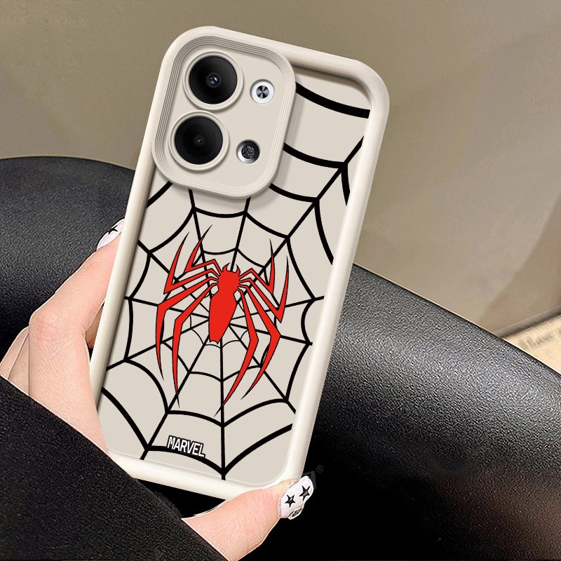 กรณีใหม่สําหรับ Xiaomi Redmi หมายเหตุ 13 Pro 4G 5G Spider Web อะนิเมะ ...