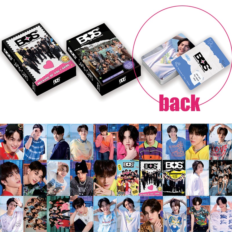 92 ชิ้น การ์ด bus Photocards เพราะคุณฉันส่องแสง 2024 การ์ด LOMO ทีม ...