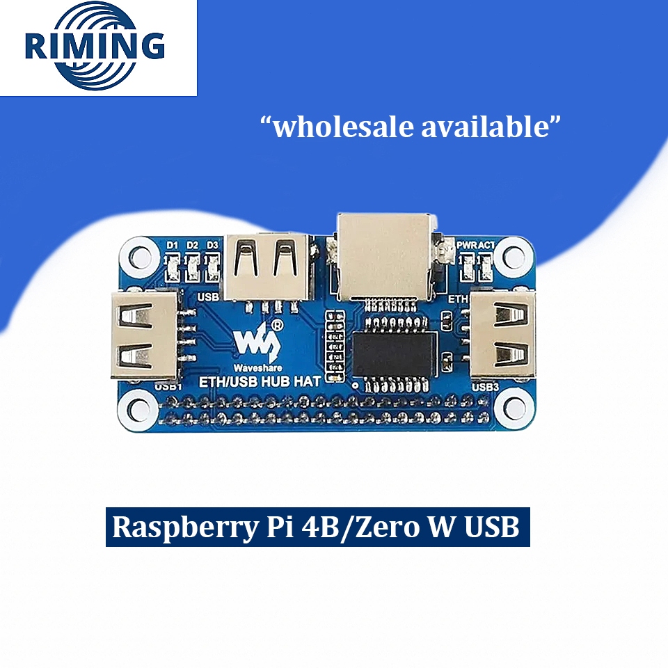 Raspberry Pi 4B/Zero W USB เป็น Ethernet RJ45 พอร์ตเครือข่าย USB HUB ...
