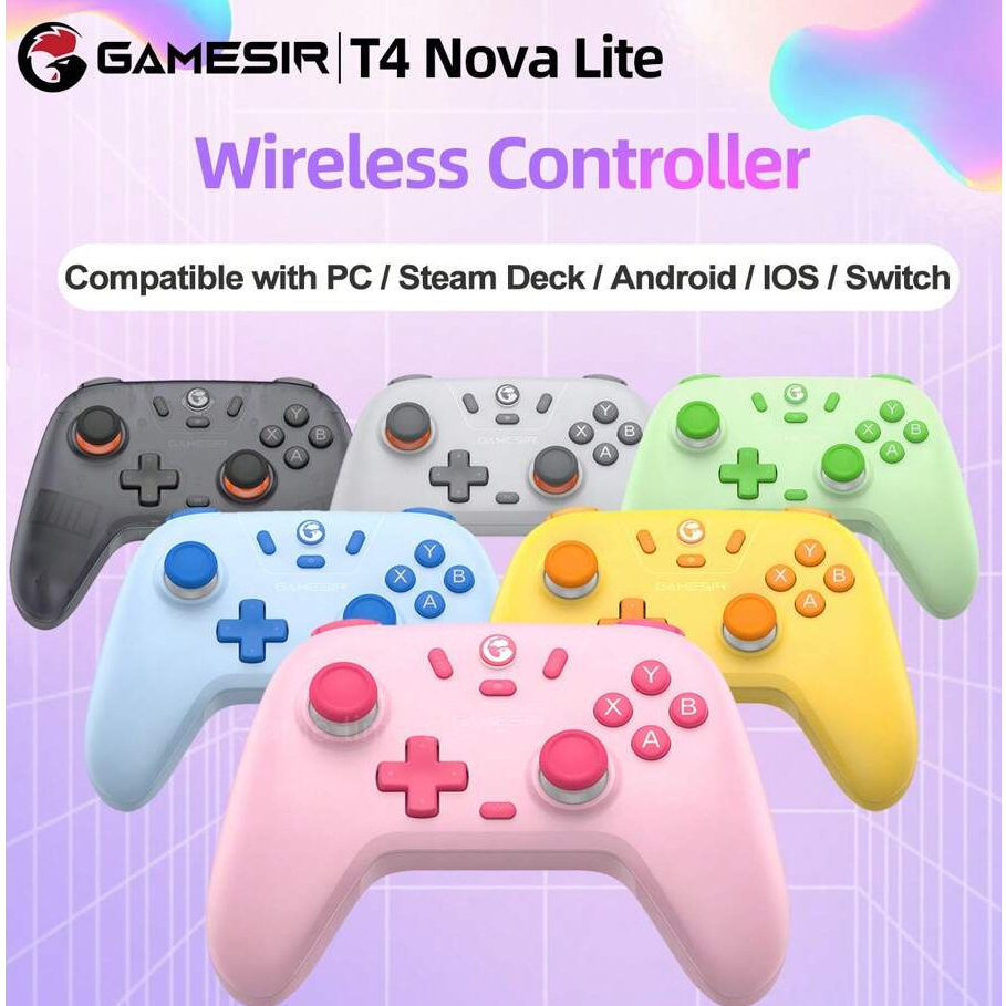 Gamesir T4 Nova Lite จอยเกมบลูทูธไร้สาย พร้อมเอฟเฟคฮอลล์ สําหรับ ...