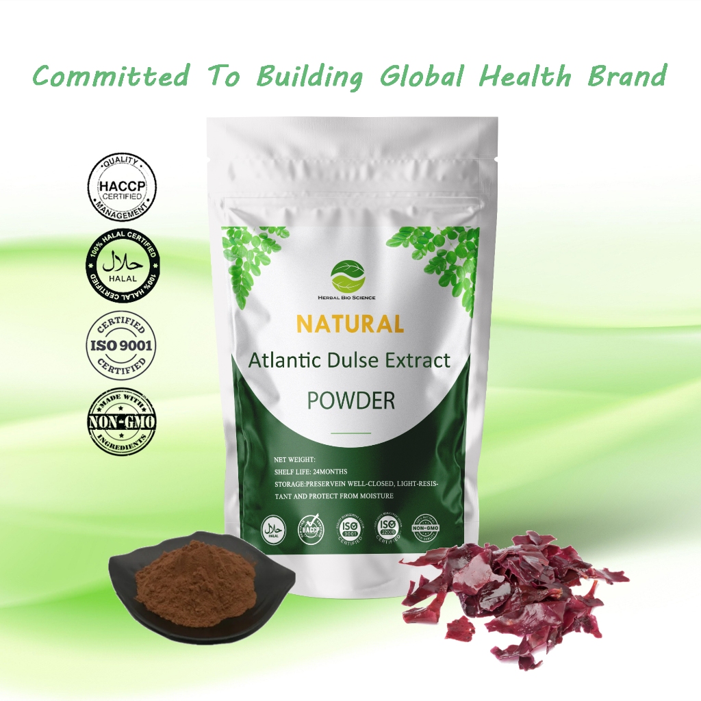 ธรรมชาติ Atlanti Dulse Extract Powder/Palmaria Palmata/Provide ไอโอดีน ...